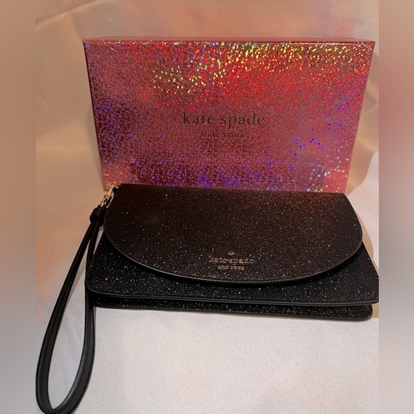 kate spade | Bags | Kate Spade Joeley Multifunctional Wristlet In Black ...
